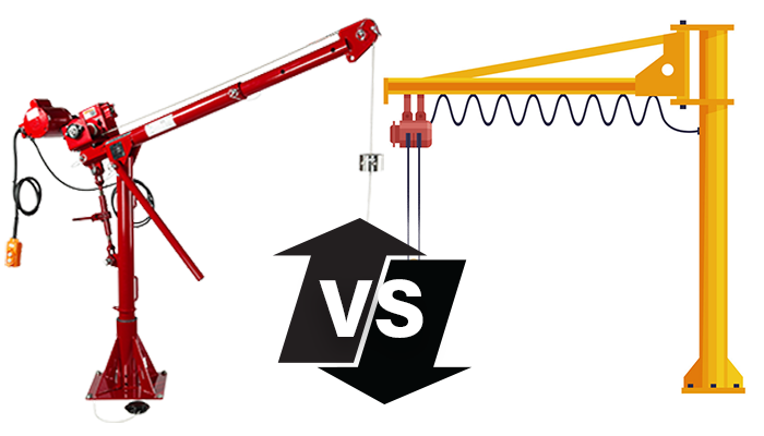 DAVIT CRANE VS. JIB CRANE: A BREAKDOWN